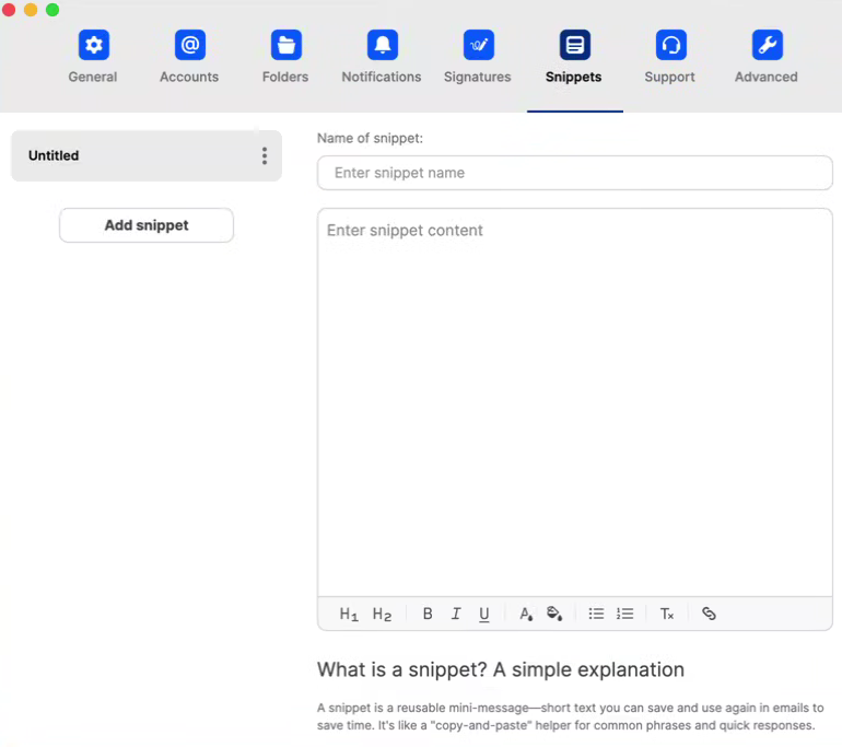 Using Snippets in Mailbird for Mac – Mailbird for Mac (macOS)